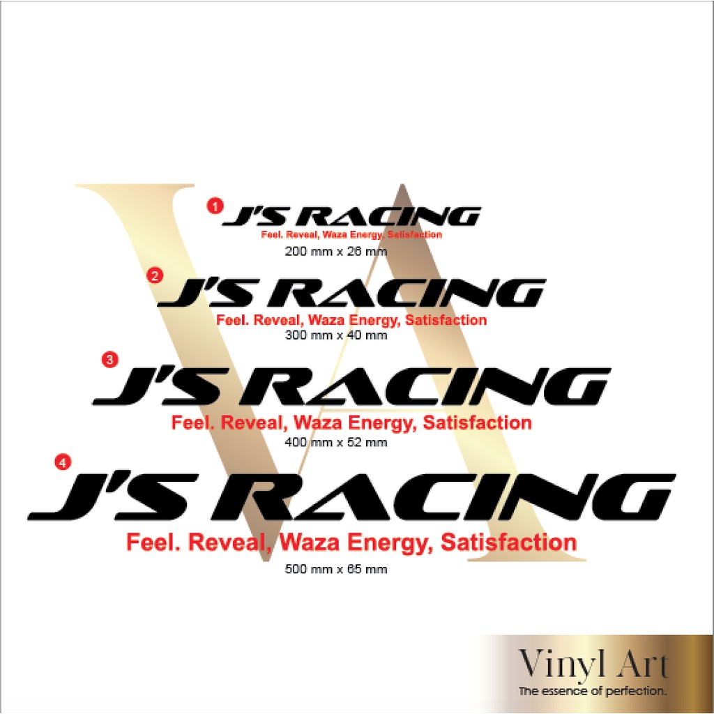 Vinyl_Art Js Racing 2, Jdm Stickers. Honda stickers. Car stickers, Car ...