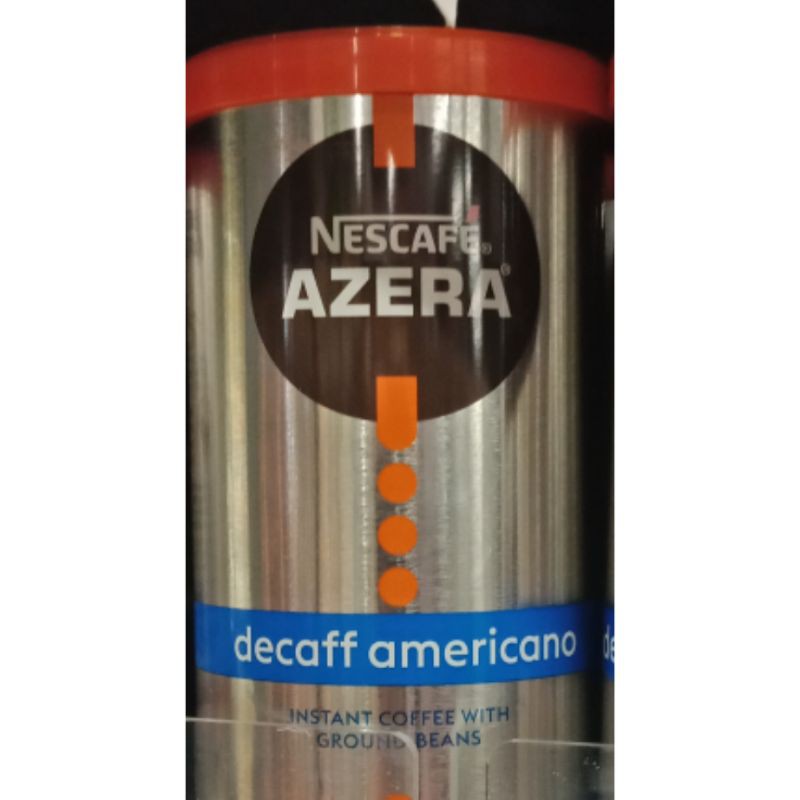 Nescafe Azera Americano Decaffeinated Instant Coffee With Gound Beans ...