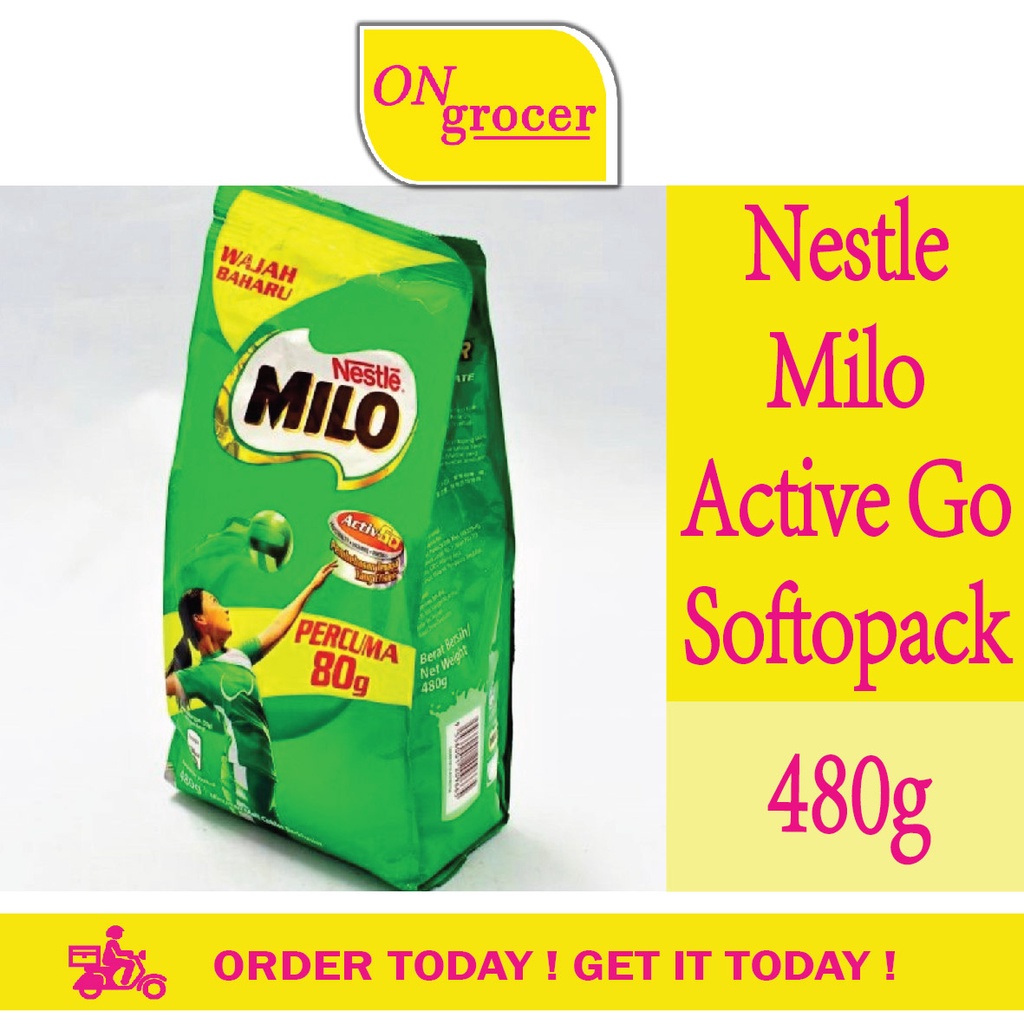Nestle Milo Active Go Softpack 480g - Expired 30/11/2022 | Shopee Malaysia
