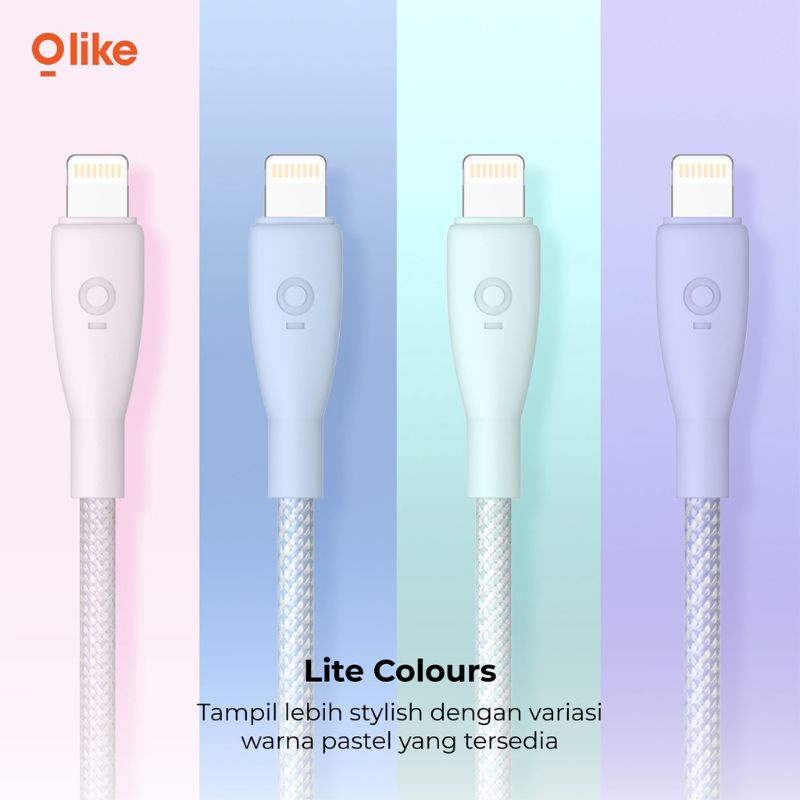 Olike LIGHTNING DATA CABLE | Shopee Malaysia