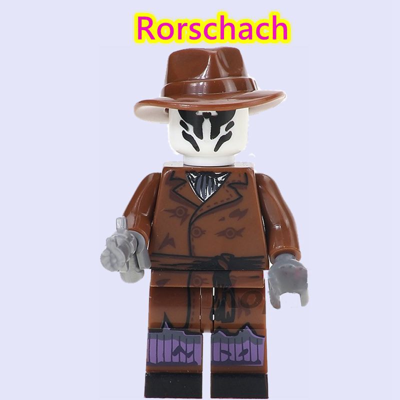 Compatible with Leging Marvel Minifigures Toy Watchmen Rorschach Joker ...