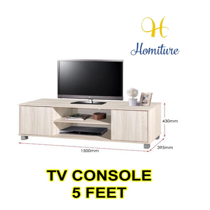 5ft Simple & Classic TV Cabinet / TV Console / Almari TV | Shopee Malaysia