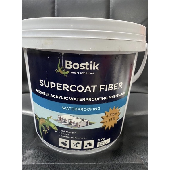 Bostik Supercoat Fiber Waterproofing(5kg) | Shopee Malaysia