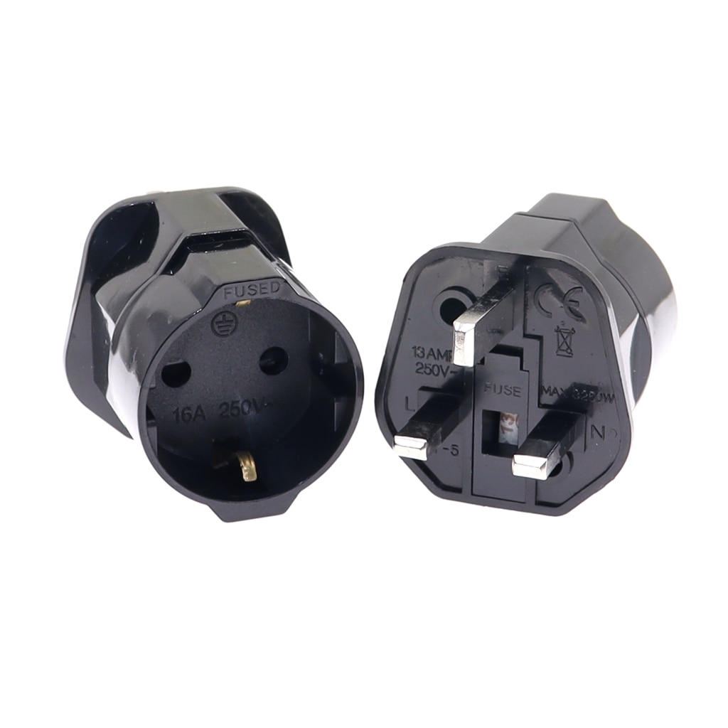 Universal 13A 250V Copper EU Korea Germany France Russia To HK UK Power ...
