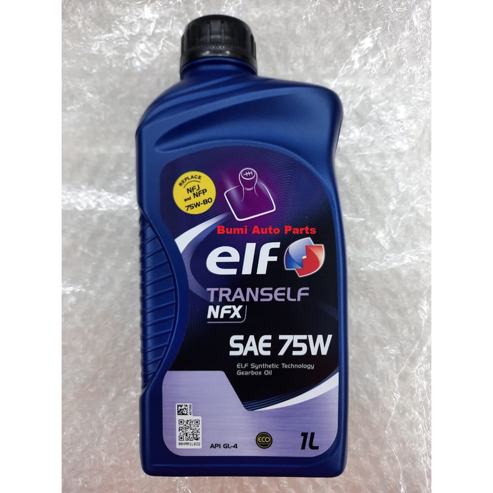 Original ELF Tranself NFX 75W (1L) Manual Gear Oil Specialist For ...
