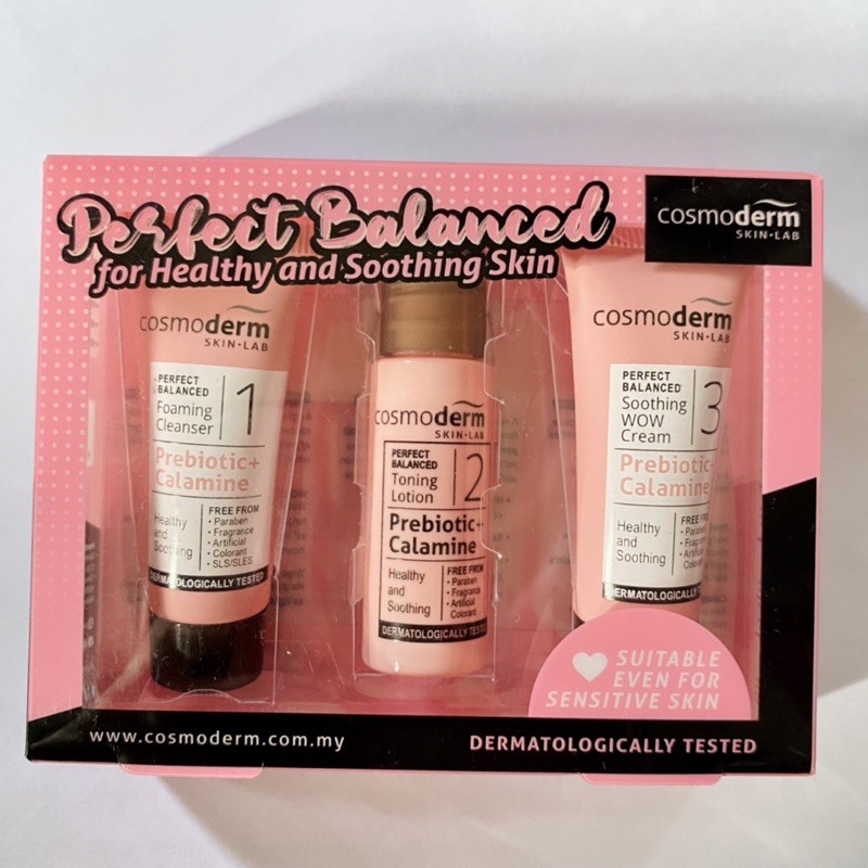 COSMODERM Perfect Balanced Prebiotic+Calamine TRIAL PACK | Shopee Malaysia