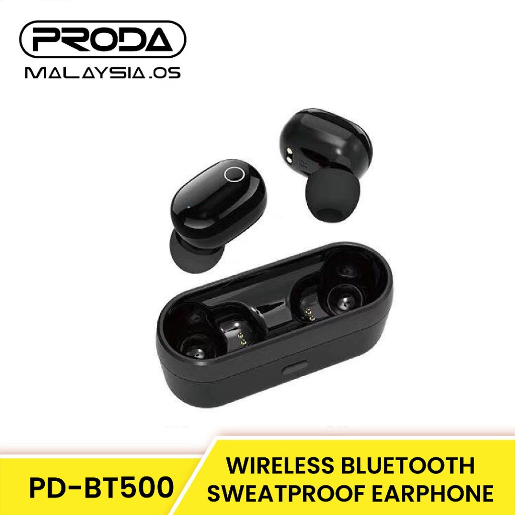 PRODA PD-BT500 BoleTWS Wireless Bluetooth V5.0 Sweatproof Earphone ...