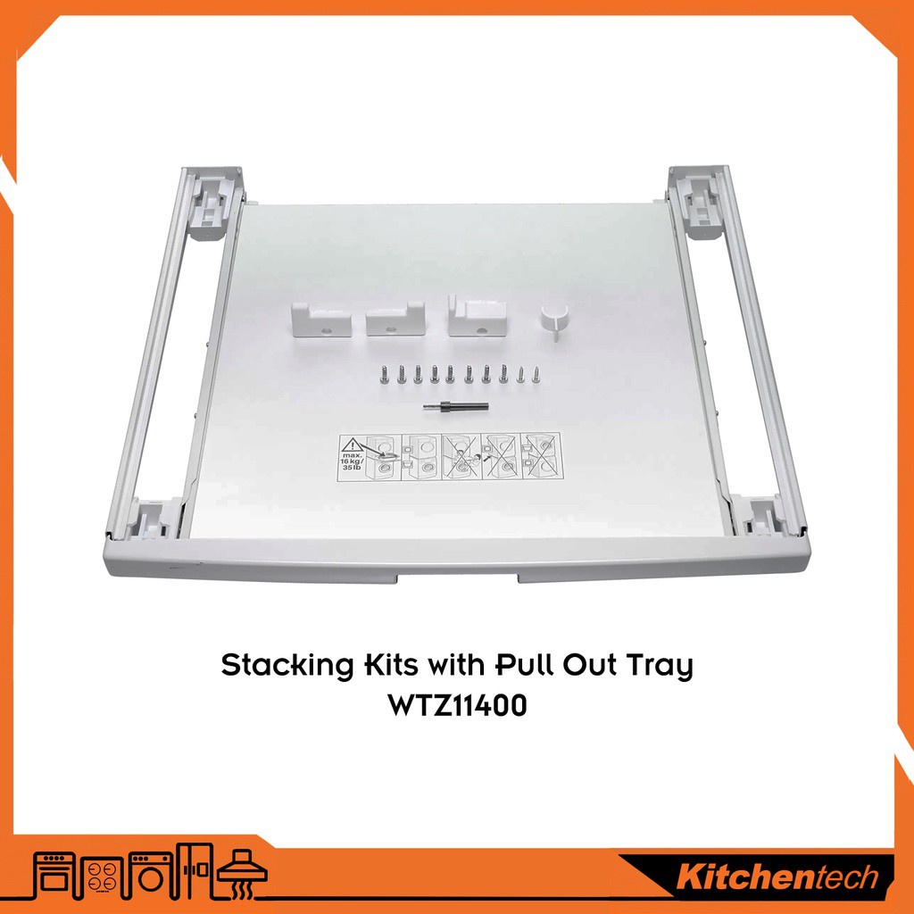 Bosch Stacking Kits with Pull Out Tray - Accessory for Washing Machine ...