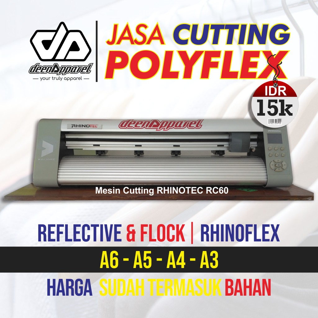 Cutting polyflex Flock and Reflective | Size A6 A5 A4 | Free design ...