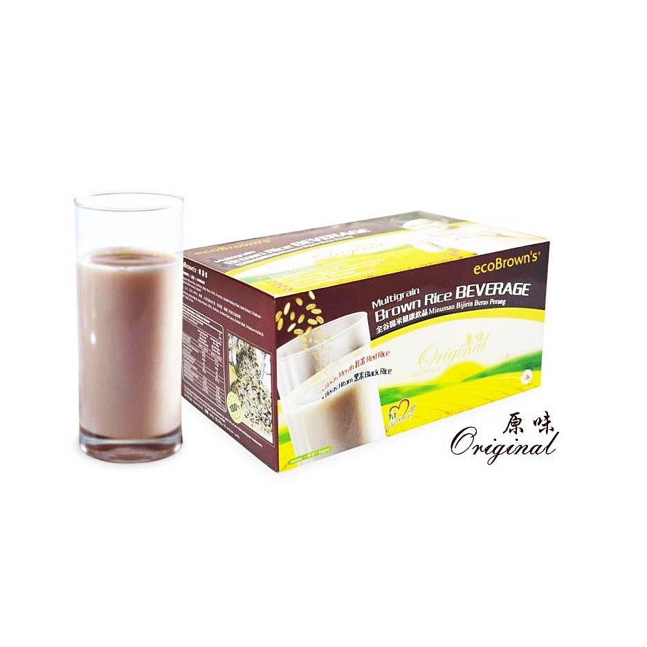 ecoBrown’s Wholegrain Brown Rice Beverage 420g | Shopee Malaysia