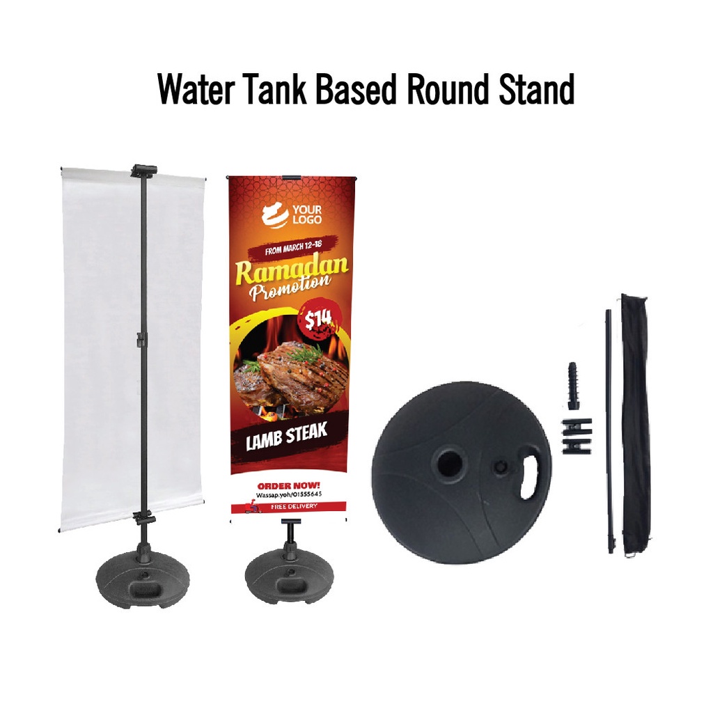 Banner Bunting Poster Stand /Water Tank Base Round Stand / Water Tank ...