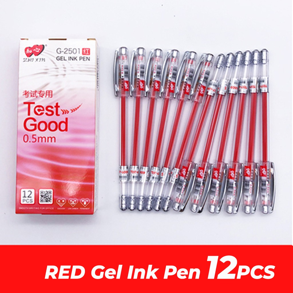 Test Good Gel Ink PEN OR REFILL 2501/205 Zhi Xin 0.5mm / 知心笔 G-2501 ZX ...