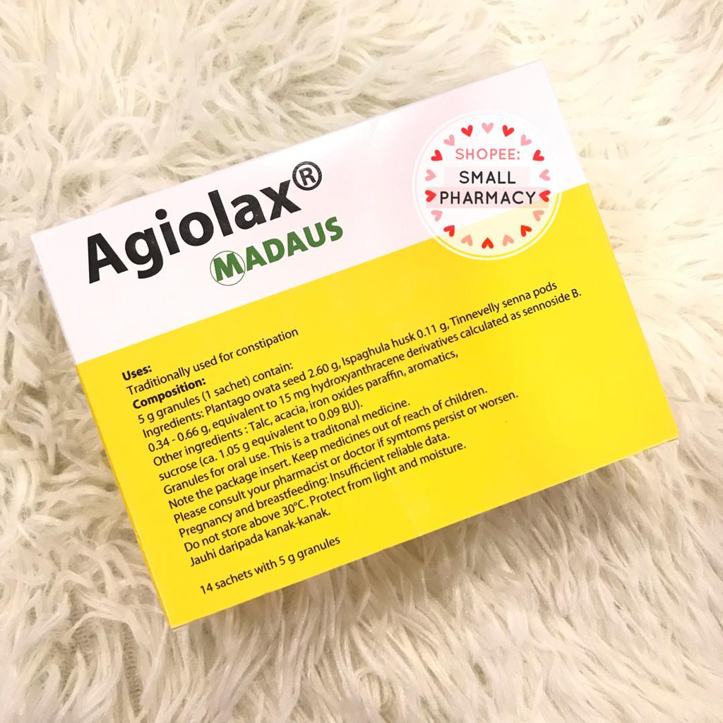 Agiolax Sachet 5g x 14's 001397 EXPIRY: 4/2025 | Shopee Malaysia
