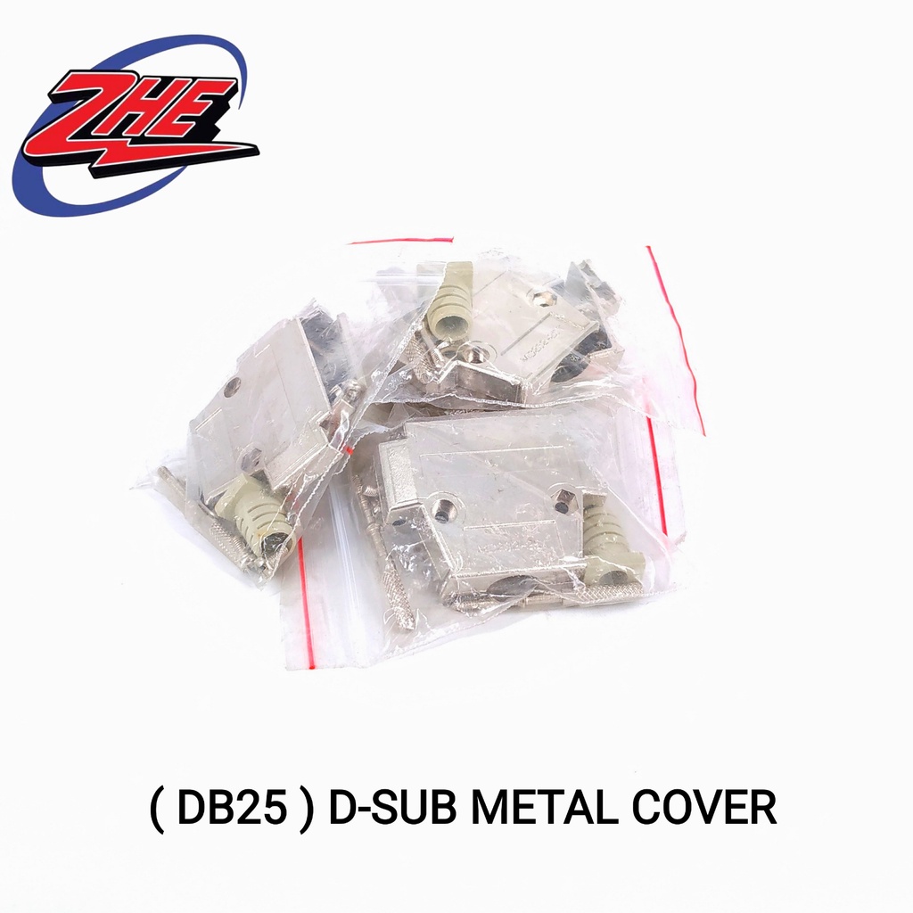 D-SUB METAL COVER HOUSING HOOD FOR DB9 DB25 D-SUB CONNECTOR | Shopee ...