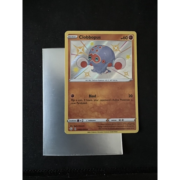 Pokemon TCG Shinning Fates Clobbopus Shiny Rare SV072/SV122 | Shopee ...