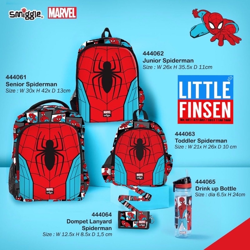 Marvel smiggle Bag/smiggle backpack/ spiderman backpack/ spiderman Bag ...
