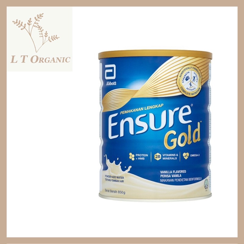 Abbott Ensure Gold Vanilla/Wheat/Coffee 850g | Shopee Malaysia