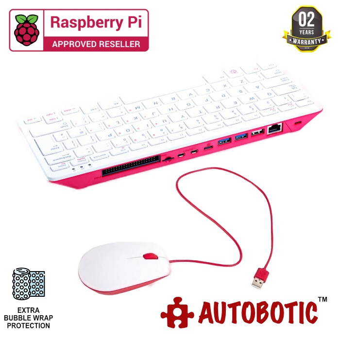 🔥 Bundle Raspberry Pi 400 Computer (US) + Official Raspberry Pi Mouse ...