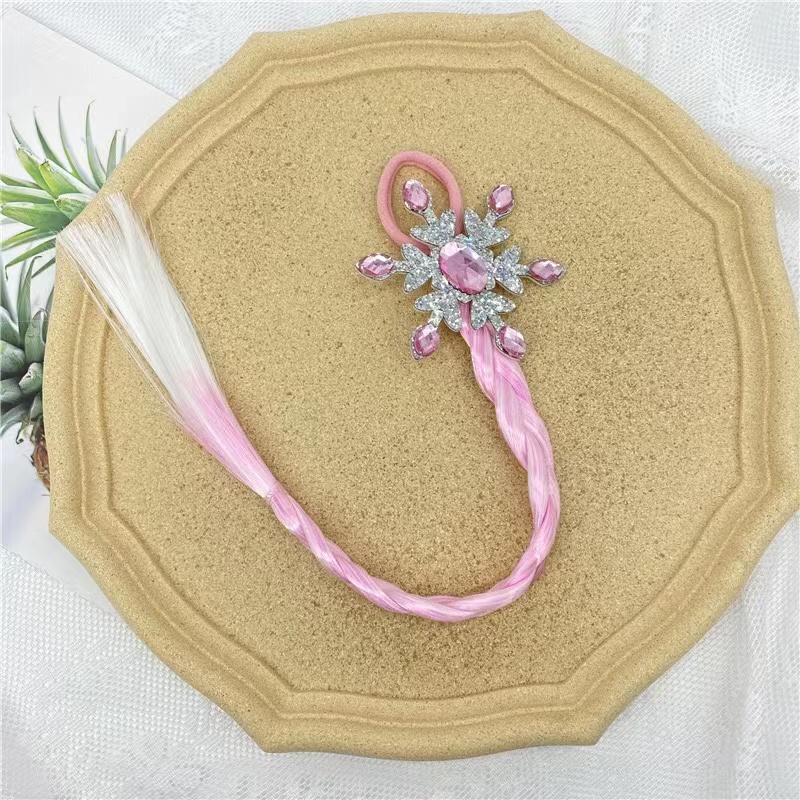 Kids Wig Princess Elsa Hair Hoop | Wig Braid | Snowflake Children's ...