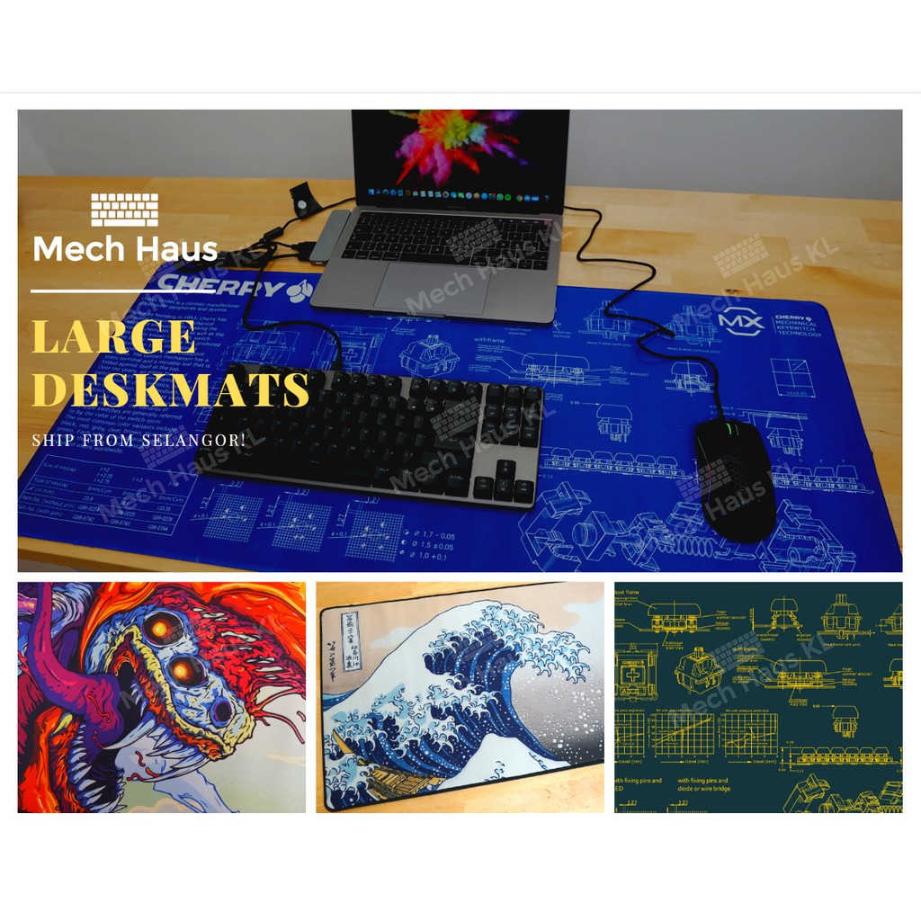 [POST FROM KL] PREMIUM EXTRA LARGE 90CM x 40CM MOUSEPAD DESKMAT ...