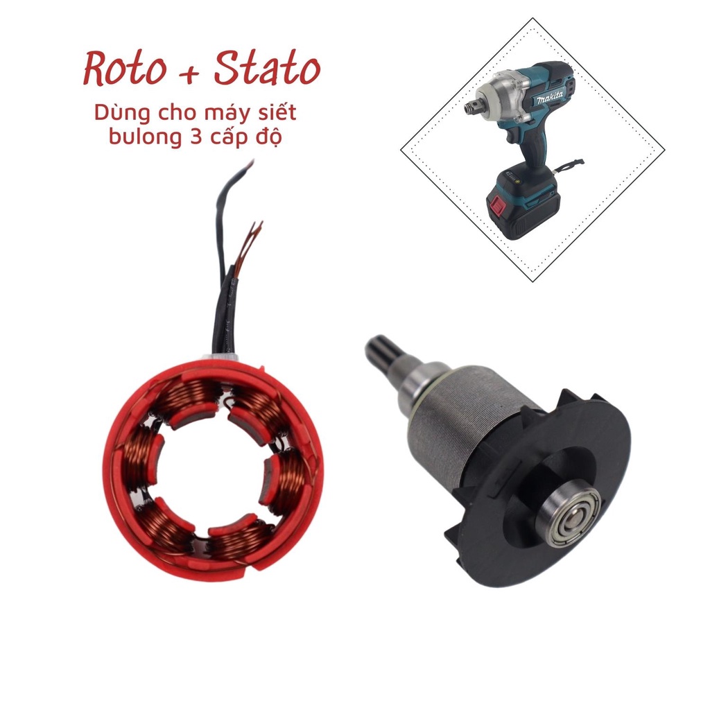 Roto And stato Coil For Makita 3-Stage Brushless Bolt Tightener ...