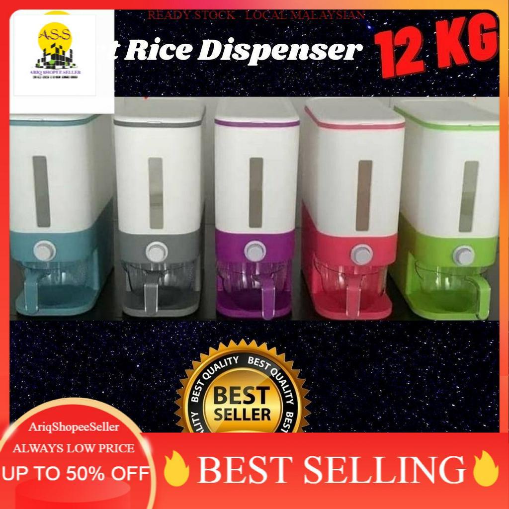 Bekas Simpan Beras with Rinsing Cup Bekas Beras Viral Smart Rice ...