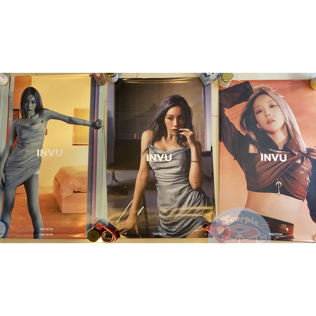 Taeyeon - INVU OFFICIAL POSTER LIMITED EDITION | Shopee Malaysia