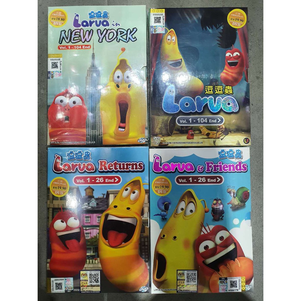 Larva Collection DVD + EXTRA GIFT | Shopee Malaysia