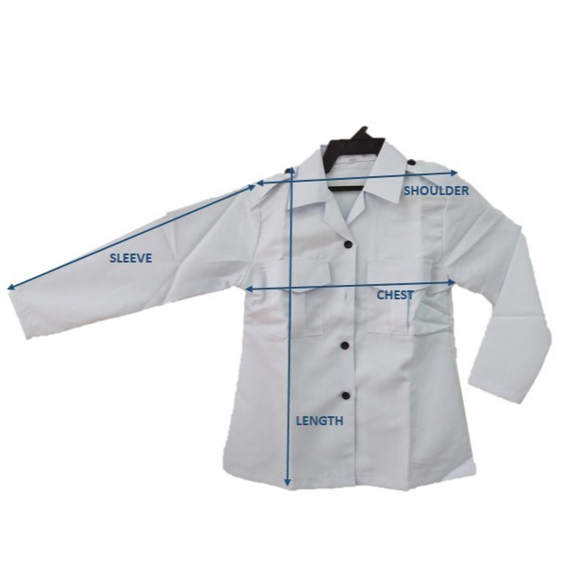 [BAJU SAHAJA]baju persatuan bulan sabit merah lengan panjang pakaian ...