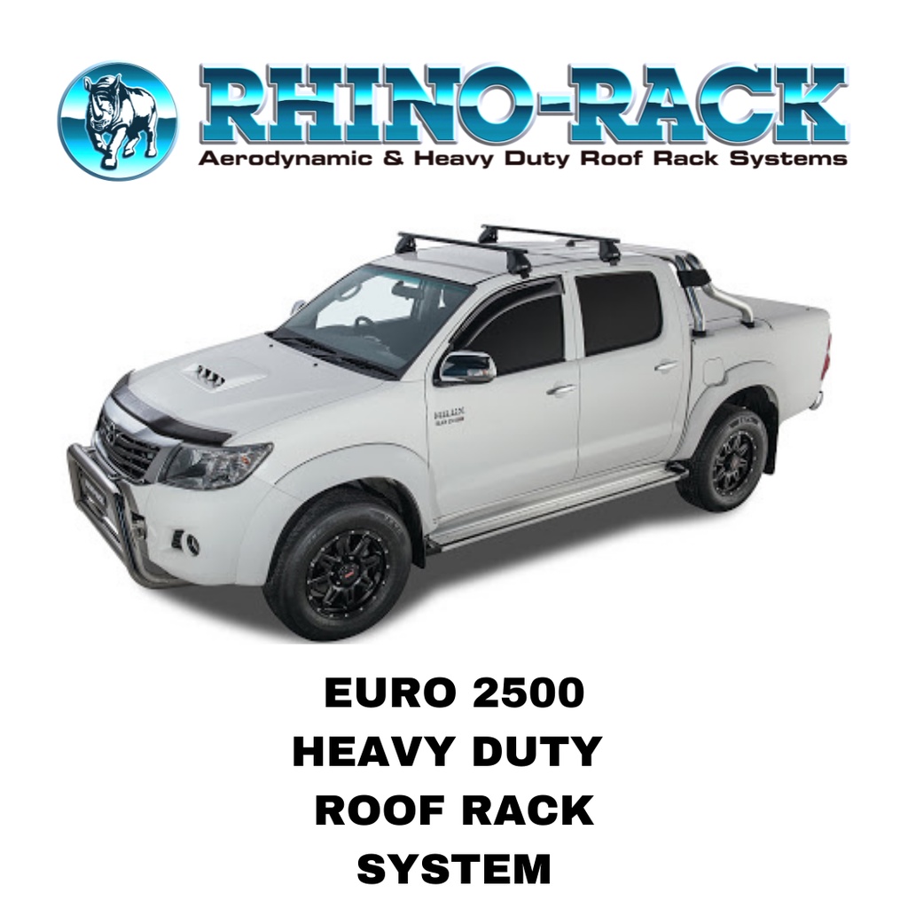 Hilux Vigo Australia Rhino Rack Heavy Duty Roof Rack 2500 Euro Bar ...