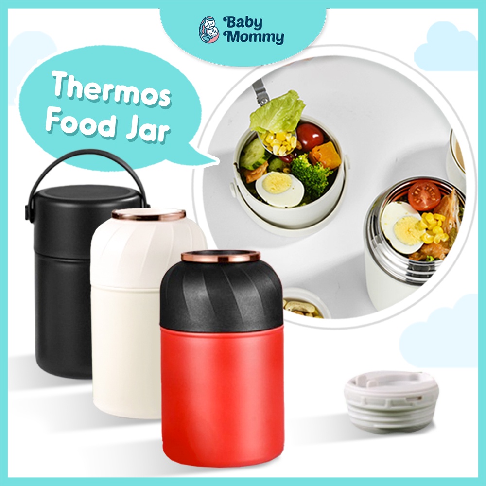 🇲🇾 Ready Stock Baby Thermo Food Jar 850ML Stainless Steel Makanan Bayi ...