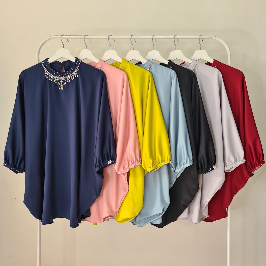 Mishka's wedding tunic kaftan Blouse | Shopee Malaysia