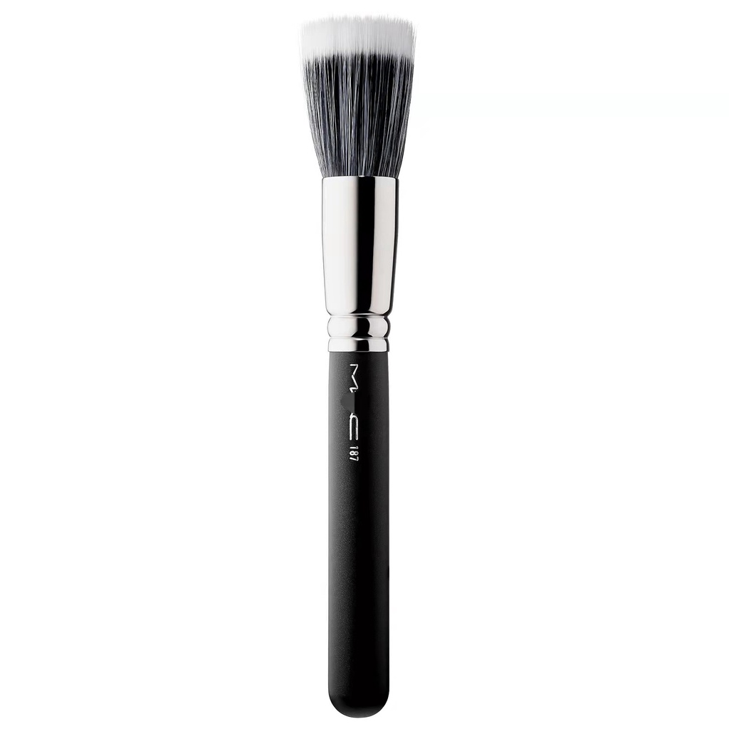MAC 187 Duo Fibre Stippling Foundation Brush Berus Blush | Shopee Malaysia