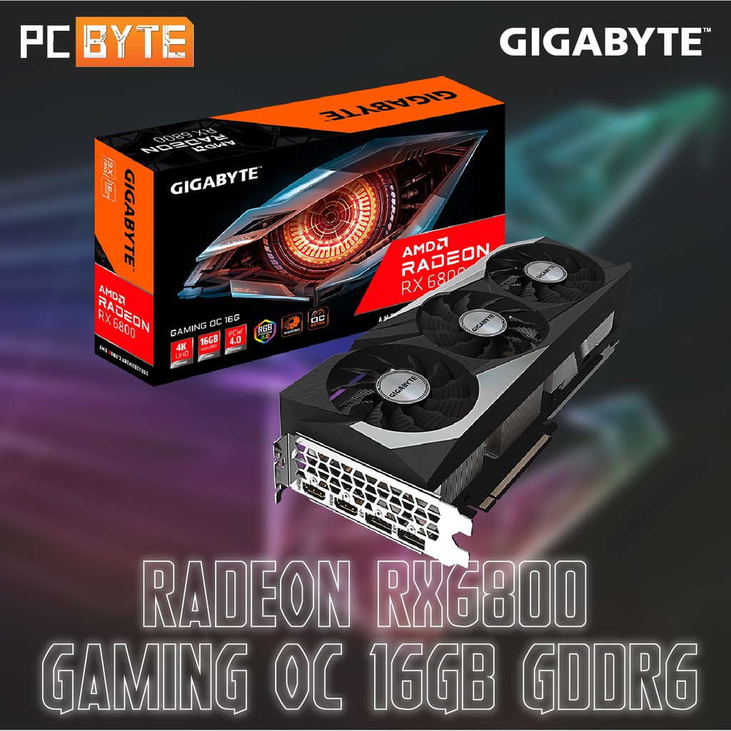 GIGABYTE AMD Radeon RX 6800 GAMING OC 16GB GDDR6 Graphic Card [OC ...