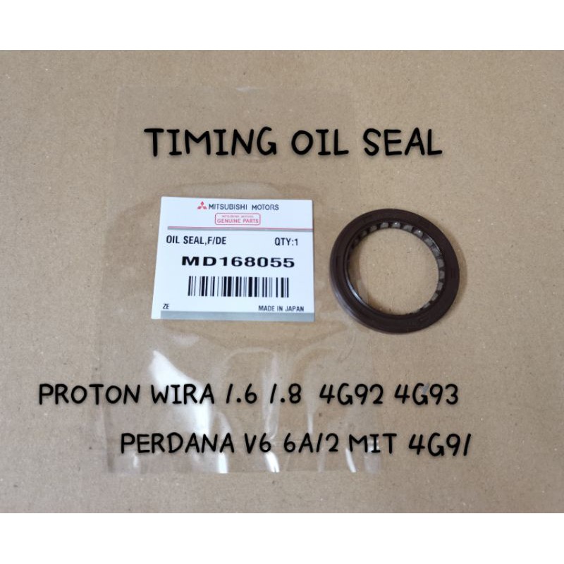 TIMING OIL SEAL PROTON WIRA 1.6 1.8 4G92 4G93 PERDANA V6 6A12 MIT 4G91 ...