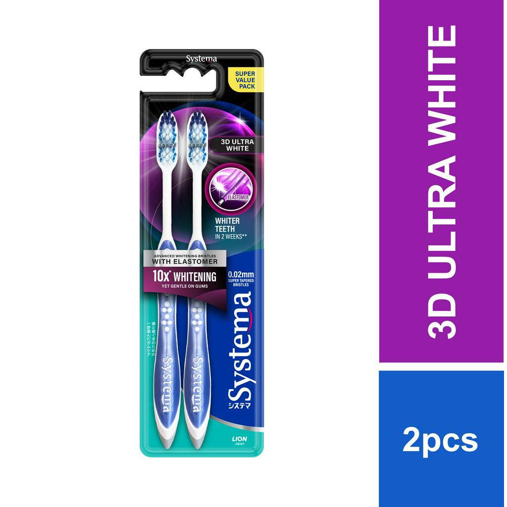 Systema 3D Ultra White Toothbrush 2s | Shopee Malaysia