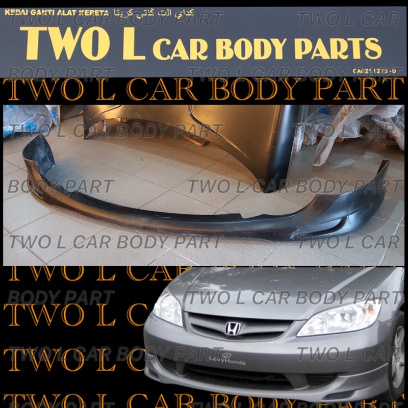 civic es 2004 2.0 front skirt rx2 model | Shopee Malaysia