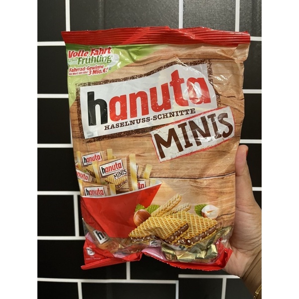 FERRERO HANUTA HAZELNUTS WAFER MINIS READYSTOCK | Shopee Malaysia
