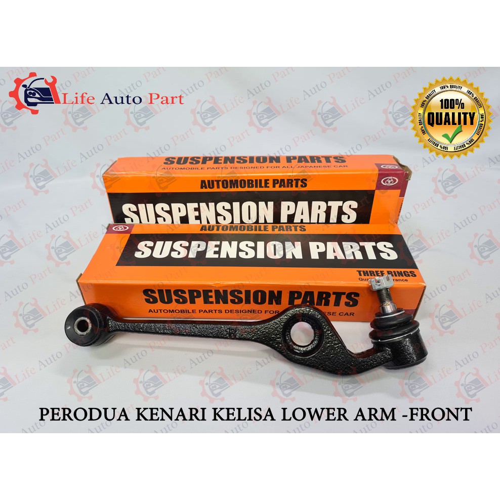(Free Bush) GSP Front Lower Arm Kelisa Kenari Depan Lower Arm -2PCS ...