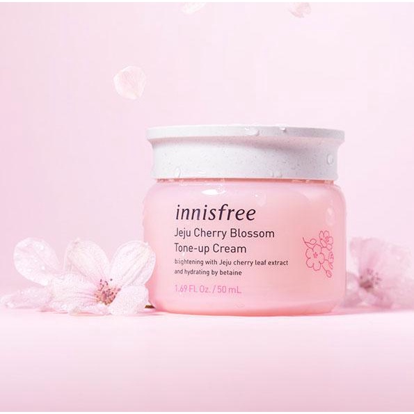 Innisfree Jeju Cherry Blossom Tone-Up Cream Instant Whitening Cream ...
