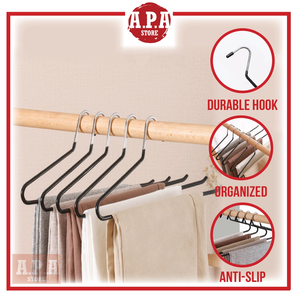 APA Premium Clothes Hook Anti Slip Trousers Jeans Slack Pants Pant ...