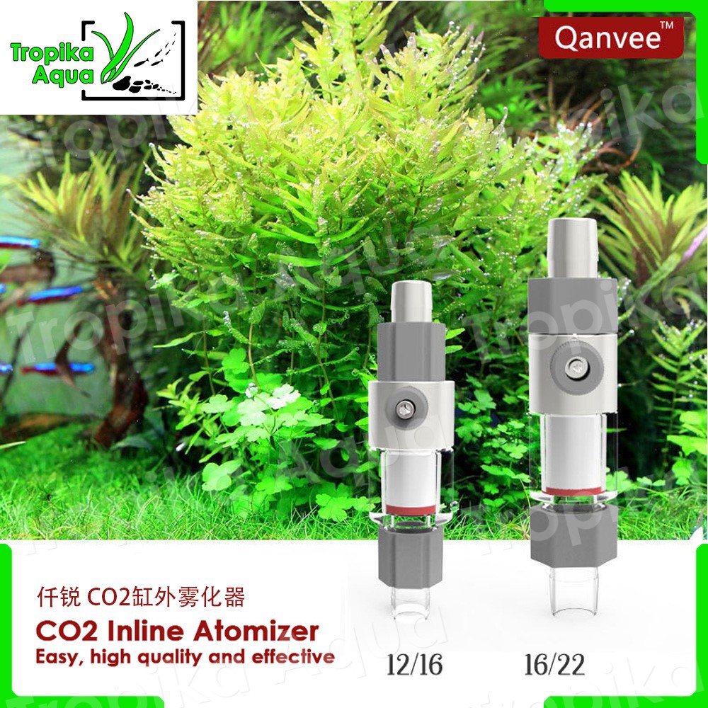 Qanvee co2 Diffuser Atomizer Inline M1 M2 Out-tank aquarium fish tank 仟锐缸外雾化器 | Shopee Malaysia