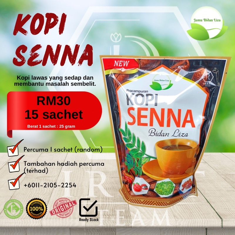 KOPI SENNA - RM30/15 SACHET + PERCUMA 1 SACHET (KOPI SEDAP | LAWAS | SEMBELIT) | Shopee Malaysia