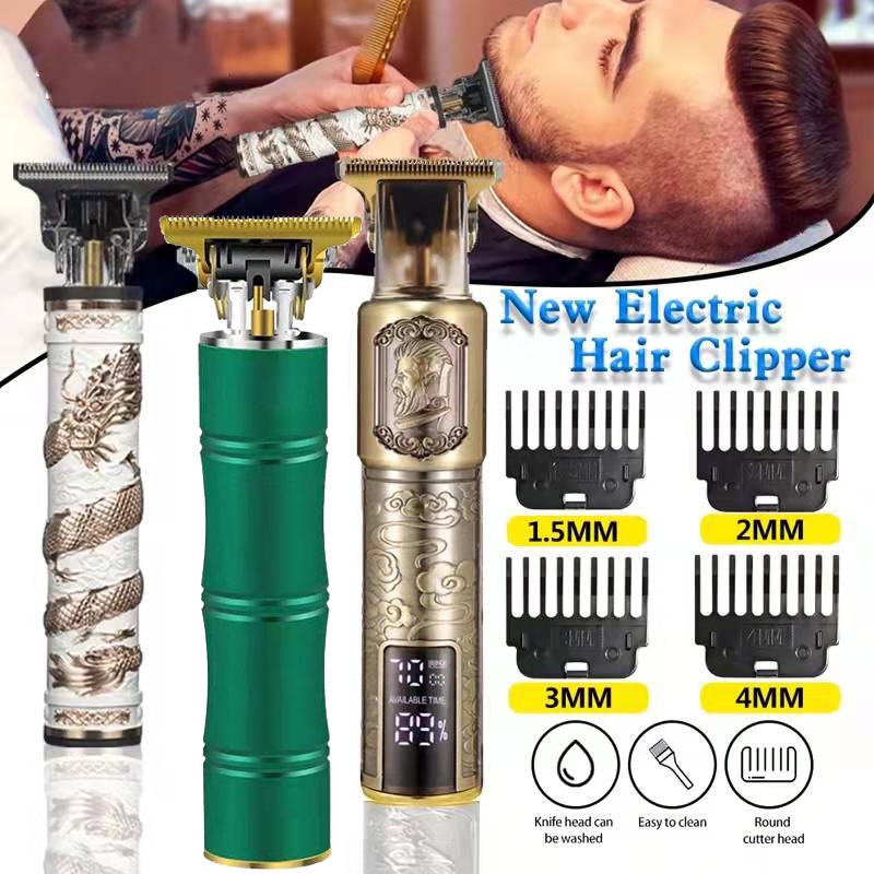 Wireless Electric Hair Clipper Hair trimmer Barber Haircut Battery ...