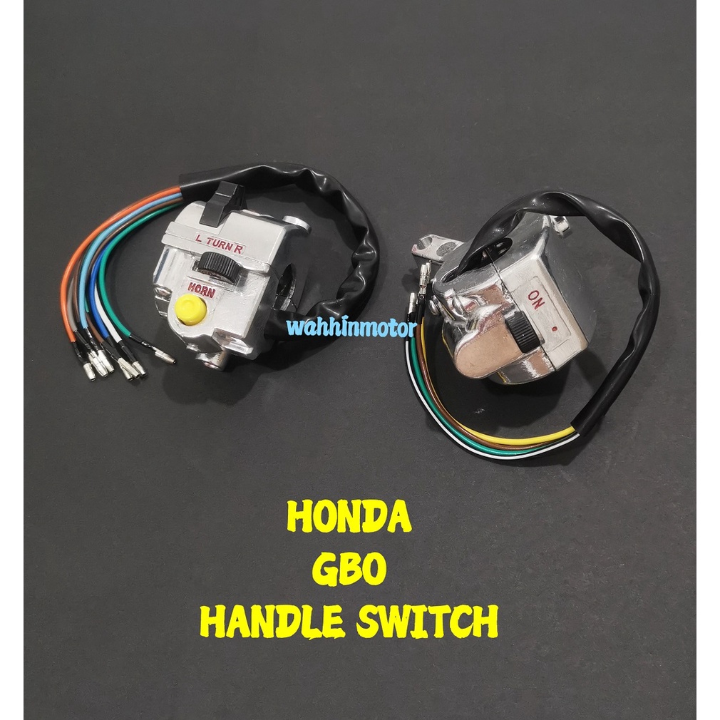 HONDA GBO LH RH LEFT RIGHT HANDLE SWITCH SUIS CHROME | Shopee Malaysia