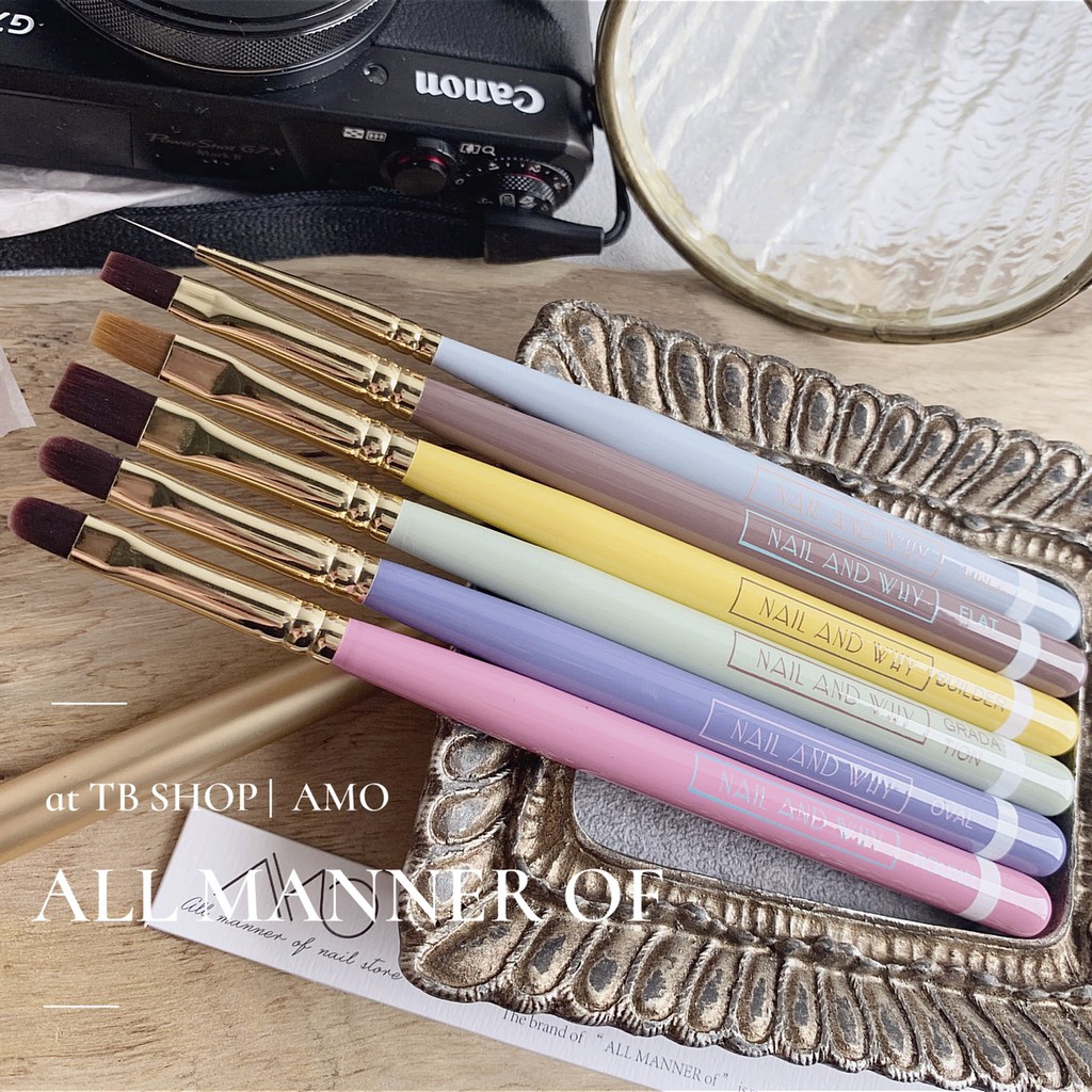 AMO Nail Art Brush 基础系列 Basic Series | Shopee Malaysia