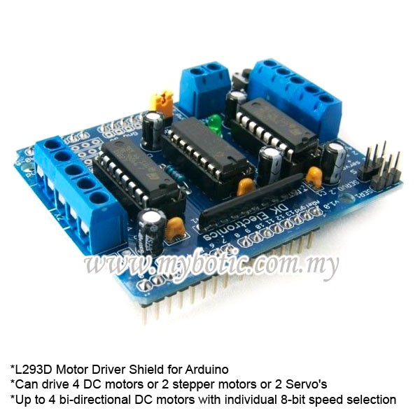 L293D Motor Driver Shield for Arduino | Shopee Malaysia