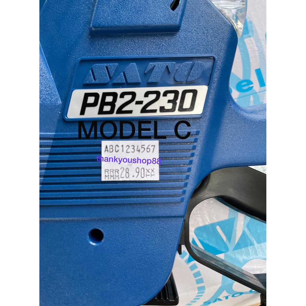 SATO PB2 - 230 PRICE GUN / HAND LABELER / LABEL MACHINE | Shopee Malaysia