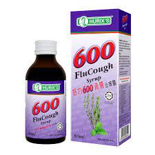 HURIX'S 600 FLU COUGH SYRUP 60ML (EXP 10/2025) | Shopee Malaysia