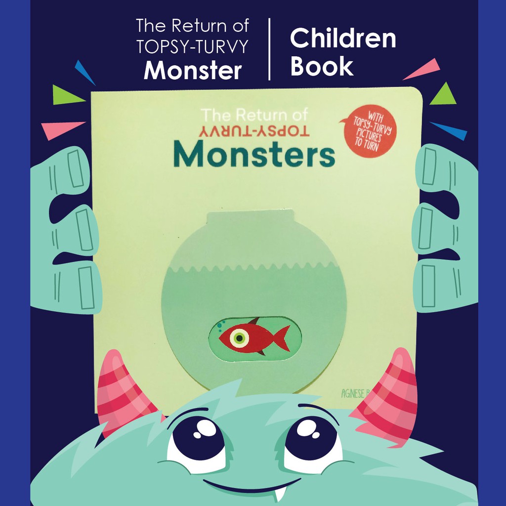 The Return of TOPSY-TURVY Monsters Children Book | Shopee Malaysia